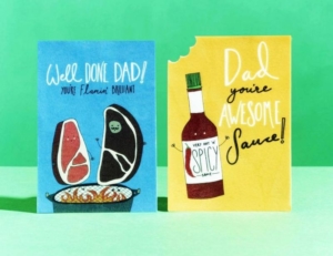 World’s first edible, meat-flavored greeting cards for Father’s day