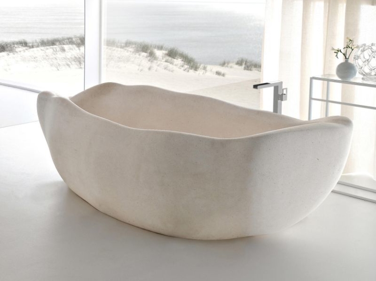 35+ Stone Bathtubs That Will Rock Your Bathroom (Images)
