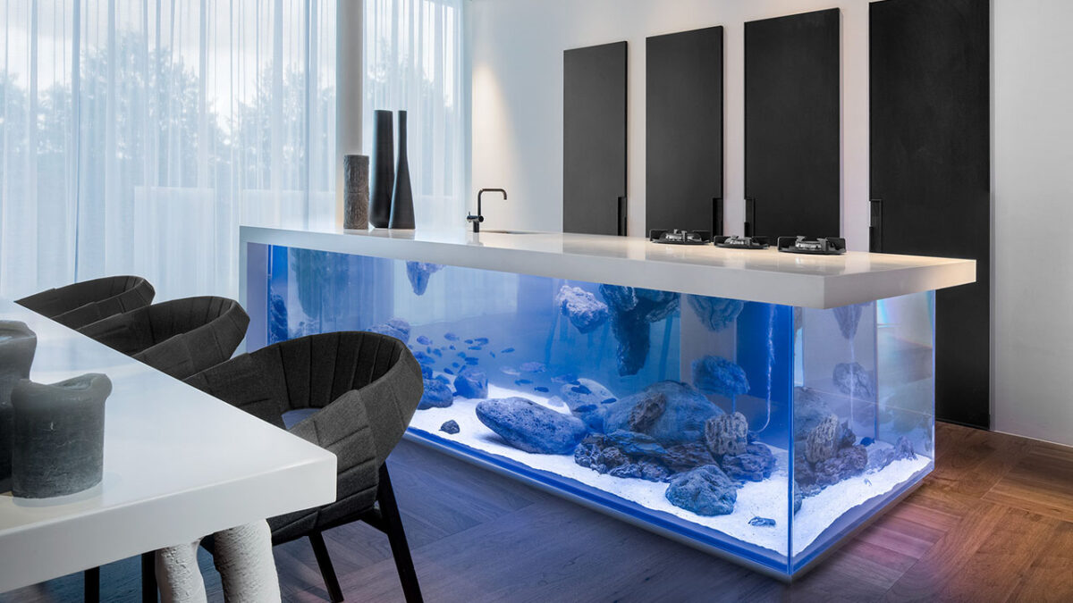 27 Unique Aquarium Designs to Freshen Up Your Home Interior