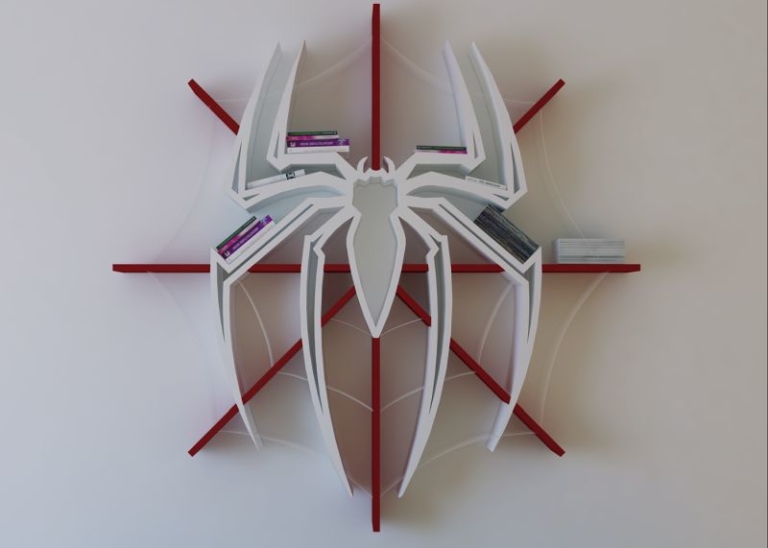 10+ Superhero-Themed Bookshelf Designs for Bookworms