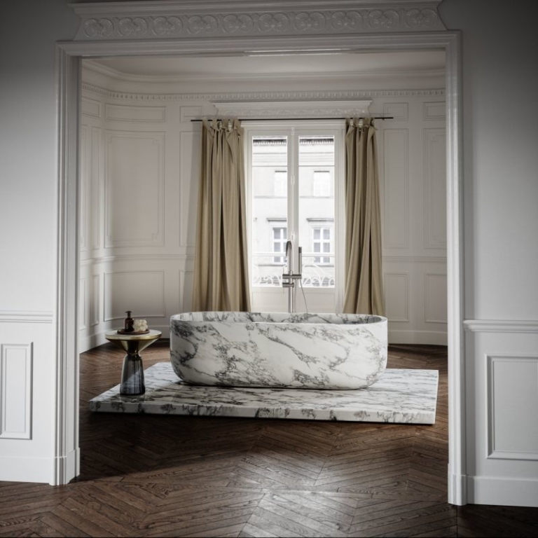 30+ Stone Bathtubs That Will Rock Your Bathroom (Images)