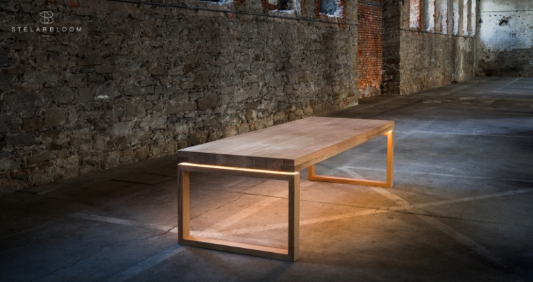 Stelarbloom designs a floating table for Trapa