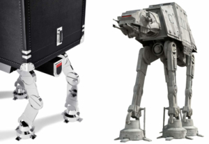 T.T. Trunks’ Darth Trunk stands on AT-AT legs
