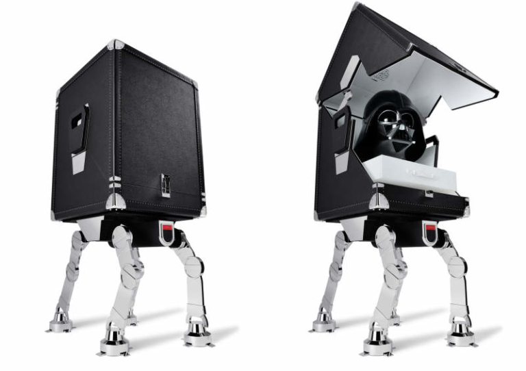 T.T. Trunks’ Darth Trunk stands on AT-AT legs