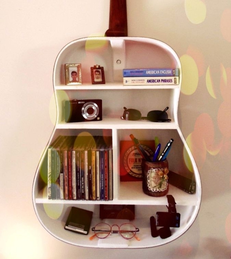16 Creative Ways to Recycle Old Guitar into Home Décor Items