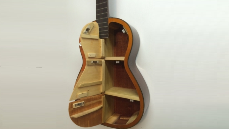 16 Creative Ways to Recycle Old Guitar into Home Décor Items
