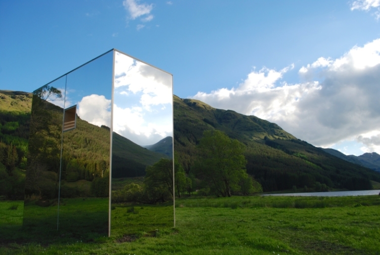 These Mirror Cabins Blend into the Surrounding Landscape to go Invisible