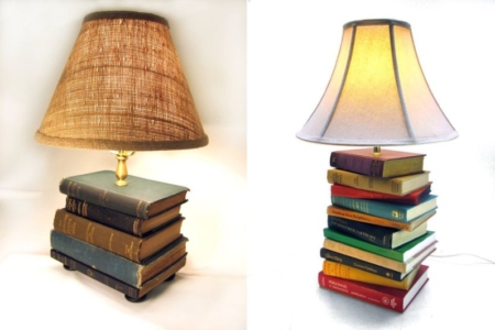 Creative ways to decorate your home with old books