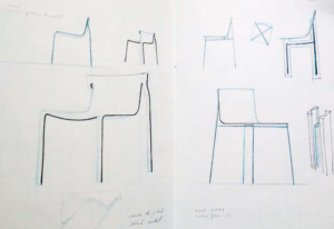 Joachim Froment designs 0.6 Chair to minimize wood consumption