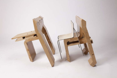 Joachim Froment designs 0.6 Chair to minimize wood consumption