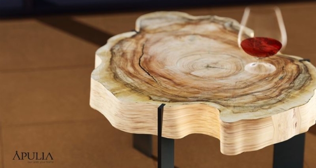 Rotina coffee table brings recycled piece of nature into your home