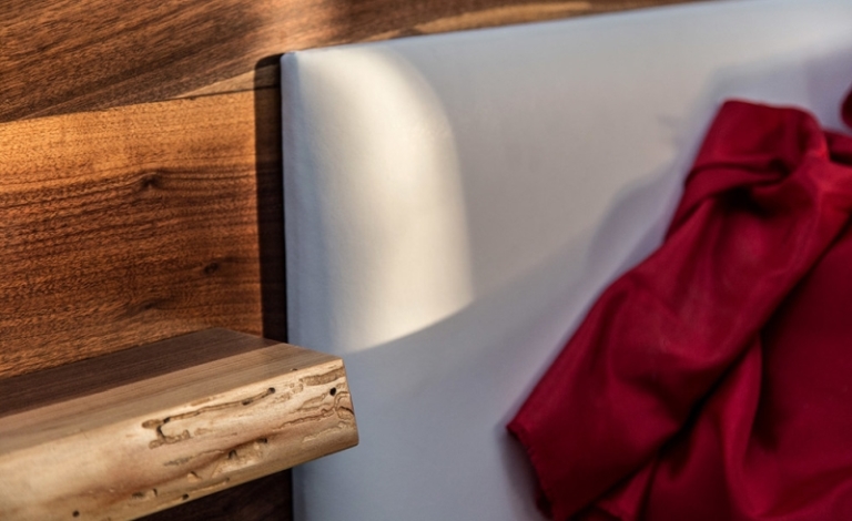Sentient's Live Edge Bed adds elegance to your room