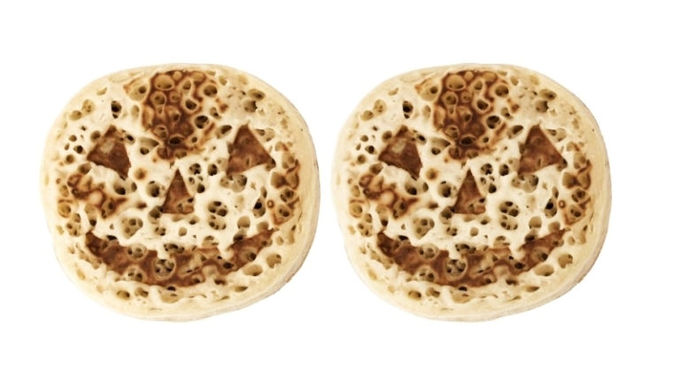 Asda's spooky crumpets for upcoming Halloween