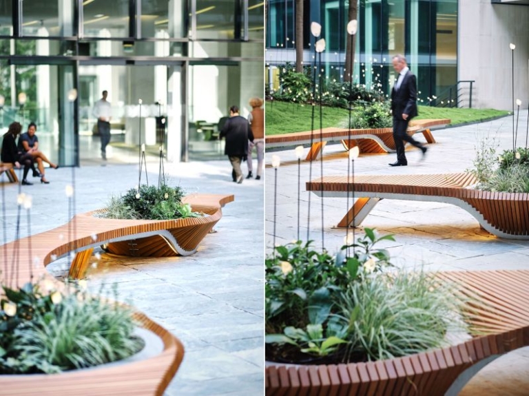 Botanical Twist Bench By Alexis Tricoire For Tf Urban