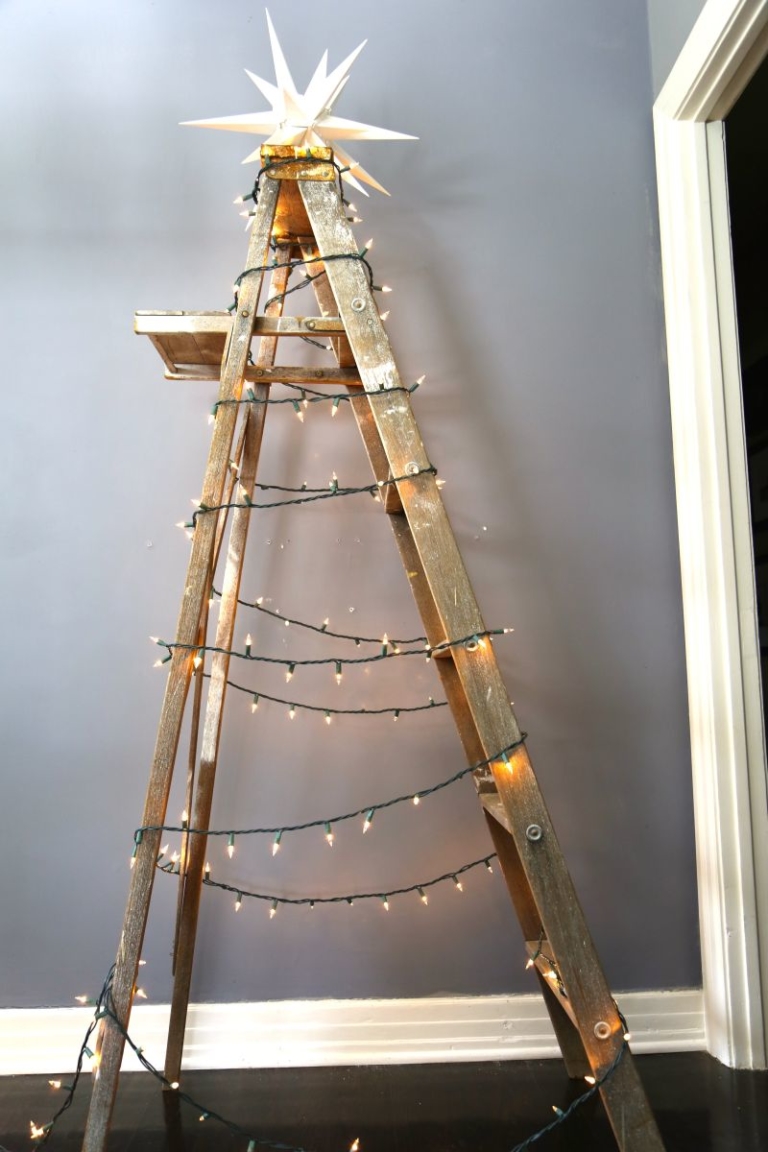 People are Ditching Real Trees for the Ladder Christmas Trees