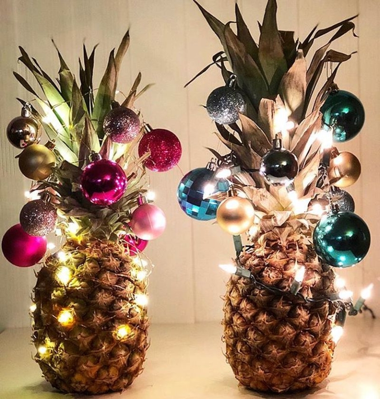 Pineapple Christmas Tree for Ones Who Like to Experiment