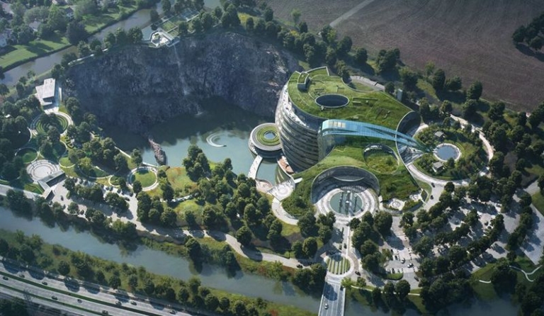 Shimao Wonderland Intercontinental Quarry Hotel Opens in Songjiang ...