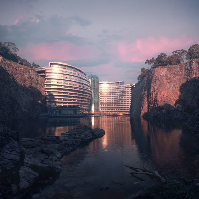 Shimao Wonderland Intercontinental Quarry Hotel Opens in Songjiang ...