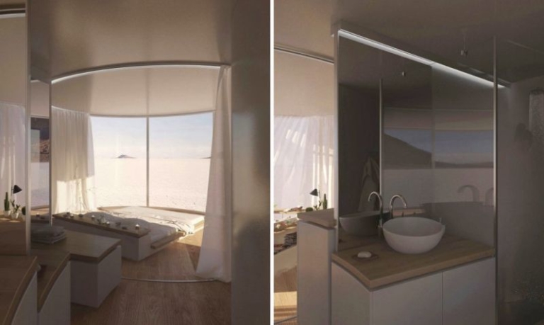 Lumishell prefab pop-up cocoon is your own source of solace & adventure