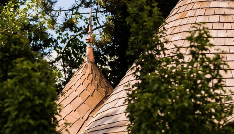 Blue Forest’s fairytale treehouse complete with its own slide