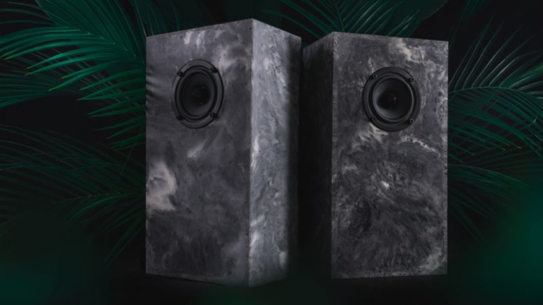 Brutalist-Lab introduces colored concrete speakers