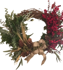 Cannabis wreath perfect to get high for the Christmas celebration
