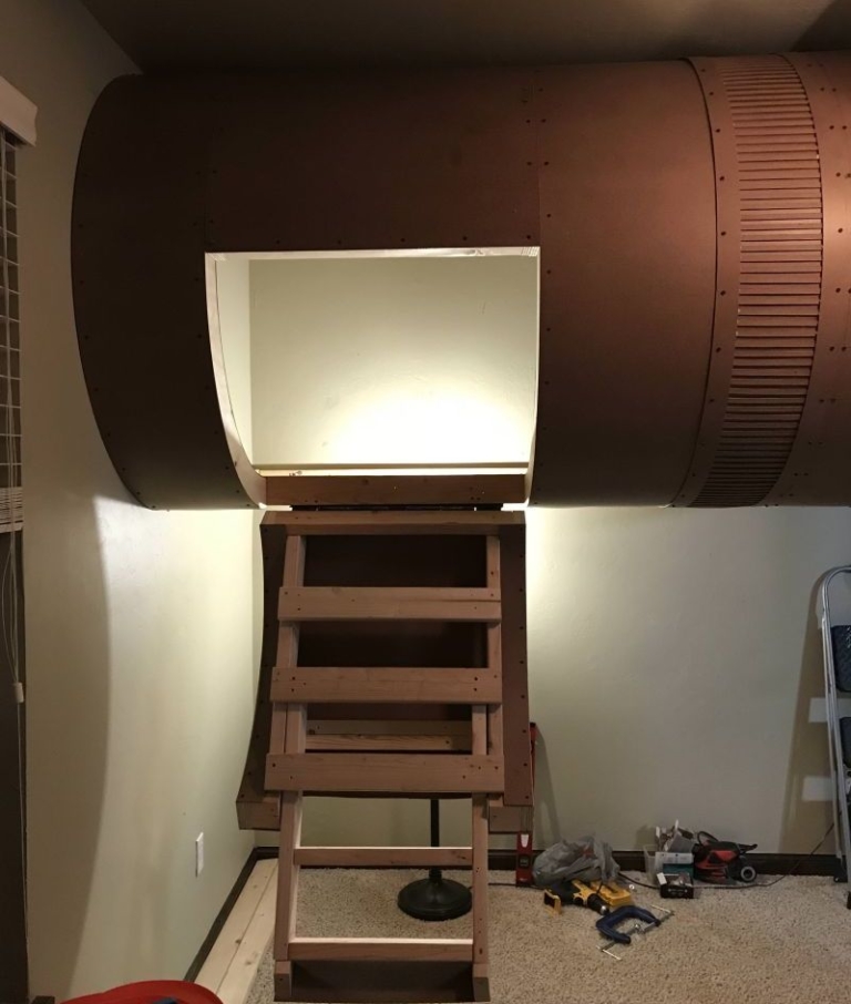 DIY Millennium Falcon Bed (Pictures)