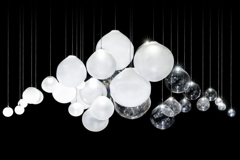 This Interactive Lighting Installation Glows up with Your Breath