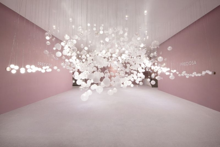 This Interactive Lighting Installation Glows up with Your Breath