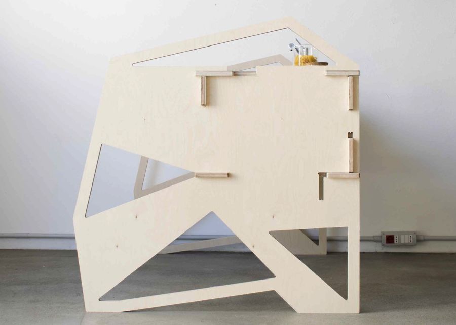 You can Assemble This Flat-Pack Kitchen in 15 Minutes