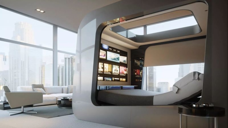 Hi-Interiors HiCan Smart Bed at Fuorisalone 2018 (Pictures)