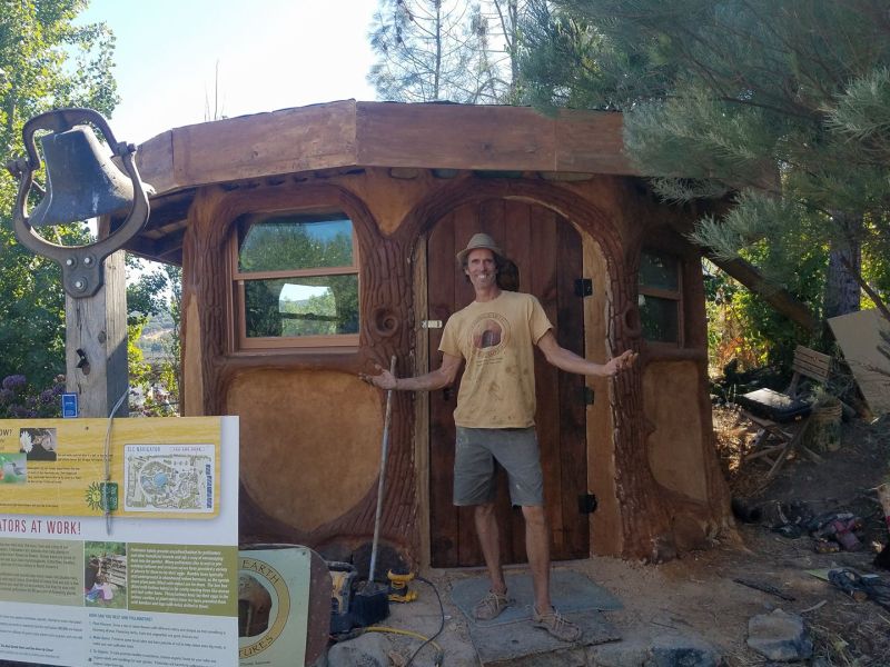 Tiny Cob Houses and Mud Structures by Petaluma Artist Miguel Elliott