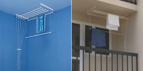 Airavie Ceiling-Mounted Clothes Drying Rack with Seven Independent Bars