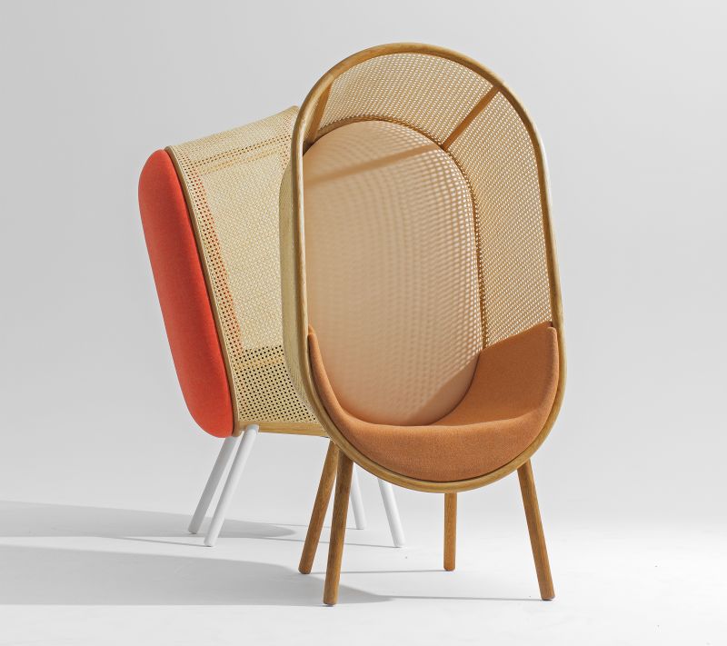 Boho Style Cocoon Lounge Chair by Kevin Hviid & Martin Kechayas