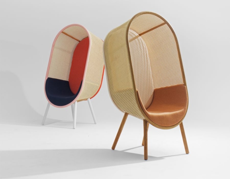 Boho Style Cocoon Lounge Chair by Kevin Hviid & Martin Kechayas