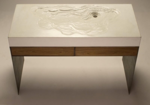Erosion Washbasin by Brandon Gore for Concrete Home Décor Lovers