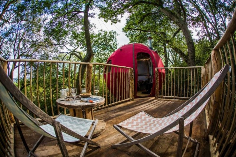 You can Rent This Spherical Treehouse for $145