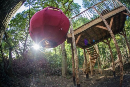 You can Rent This Spherical Treehouse for $145