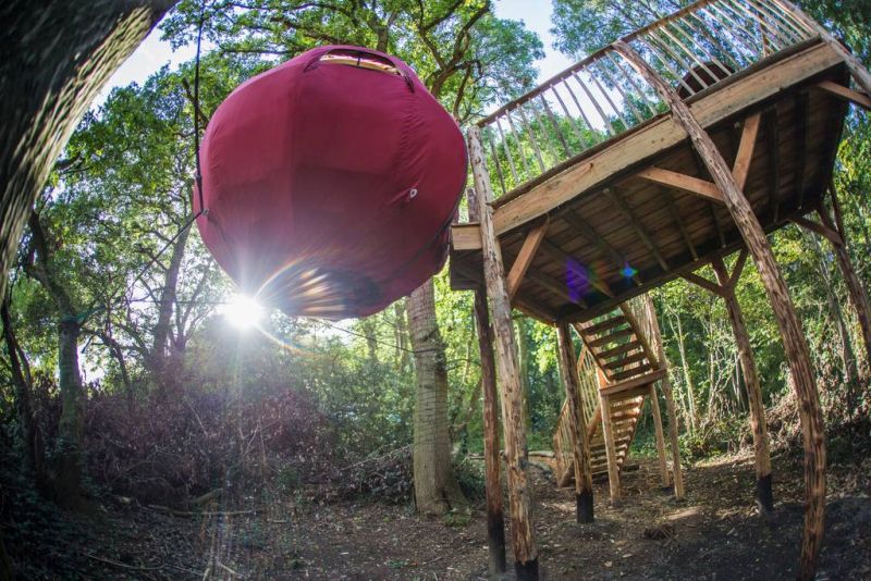 You can Rent This Spherical Treehouse for $145
