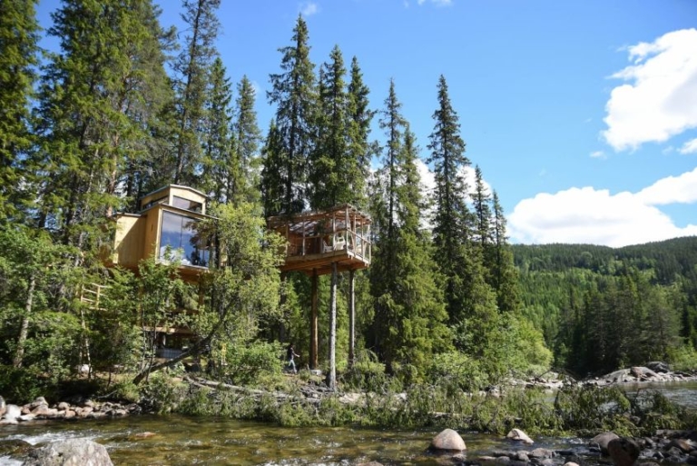 River Eye Treehouse in Norway: Weekend Getaway for Family of Nine