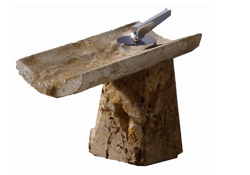 Stone Faucets by Marti 21 Bring Water Stream to your Bathroom