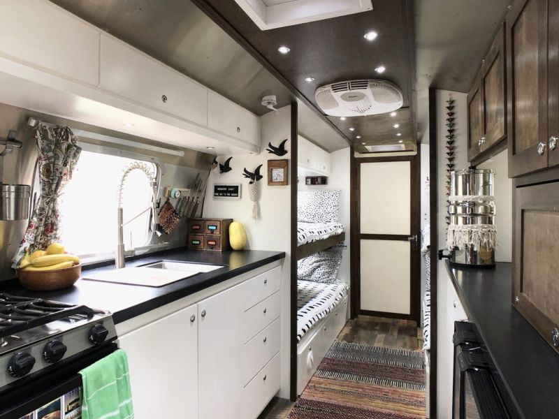 This Renovated Airstream Trailer Houses a Family of Six