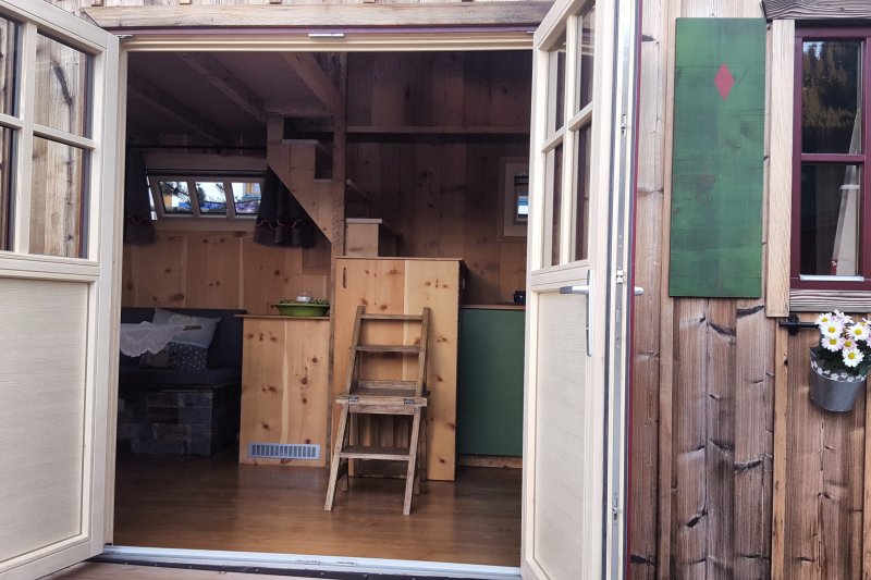 Live Large in Tiny Tirol House on Wheels with Tyrolean Charm