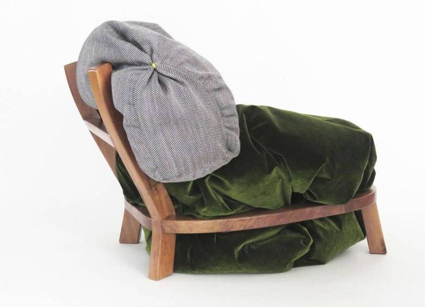Troll Chair Blends Geometric Shapes & Colorful Fabrics Sublimely