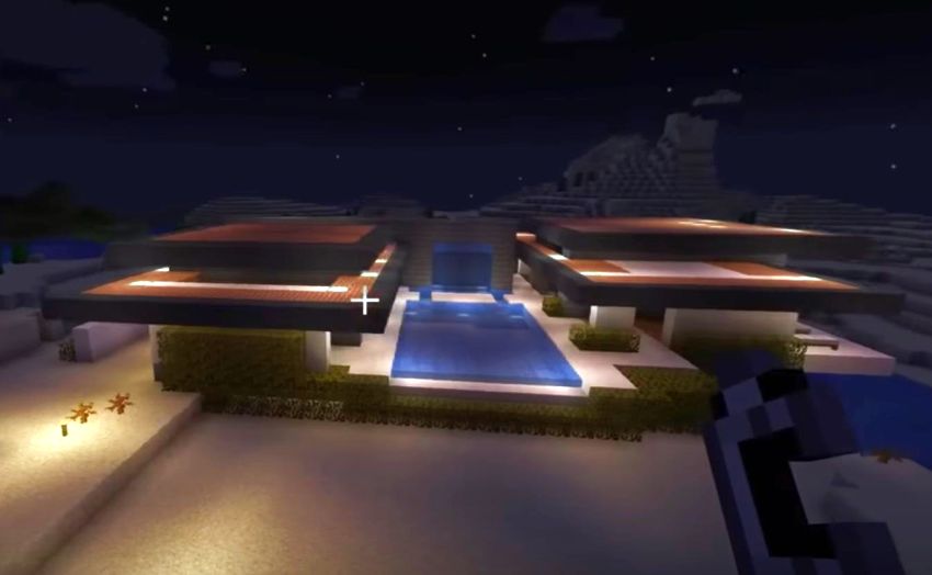 Watch Architect Design a Beautiful Mansion in Minecraft in 2 Hours