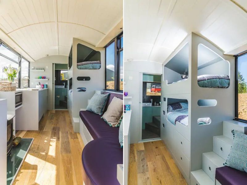 Converted Bus Home in Scotland You can Rent over Airbnb