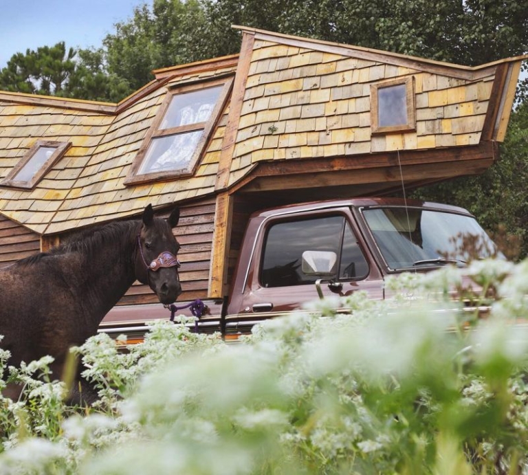 Jacob Witzling Turns 1979 Ford Pick-Up Truck into Tiny Travelling Cabin