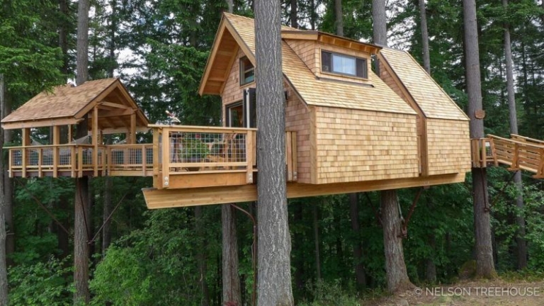Pete Nelson’s Rustic Treehouse in Oregon premieres on Treehouse Masters