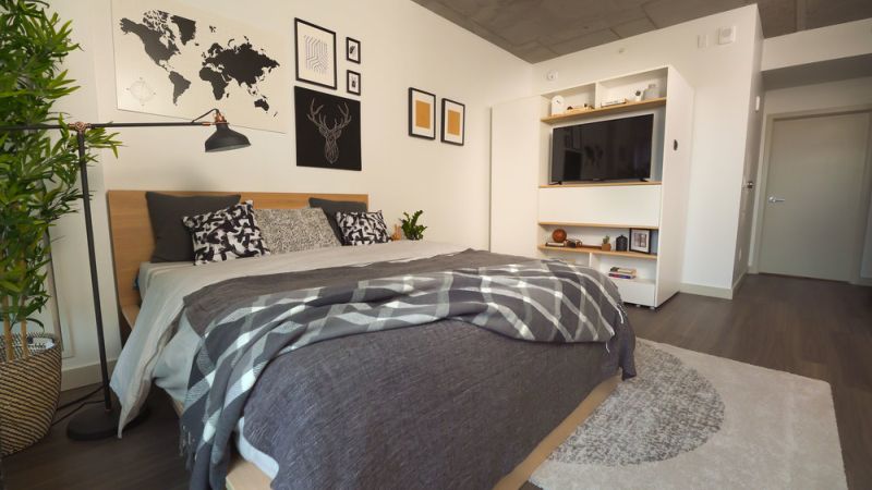 Ori Pocket Closet and Cloud Bed Robotic Furniture