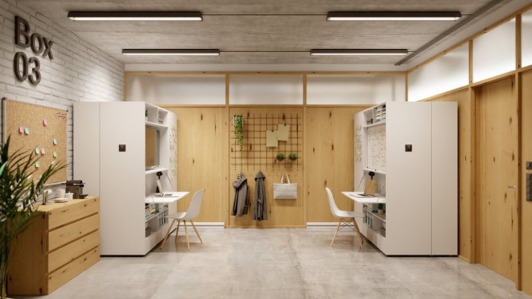 Ori Pocket Closet and Cloud Bed Robotic Furniture